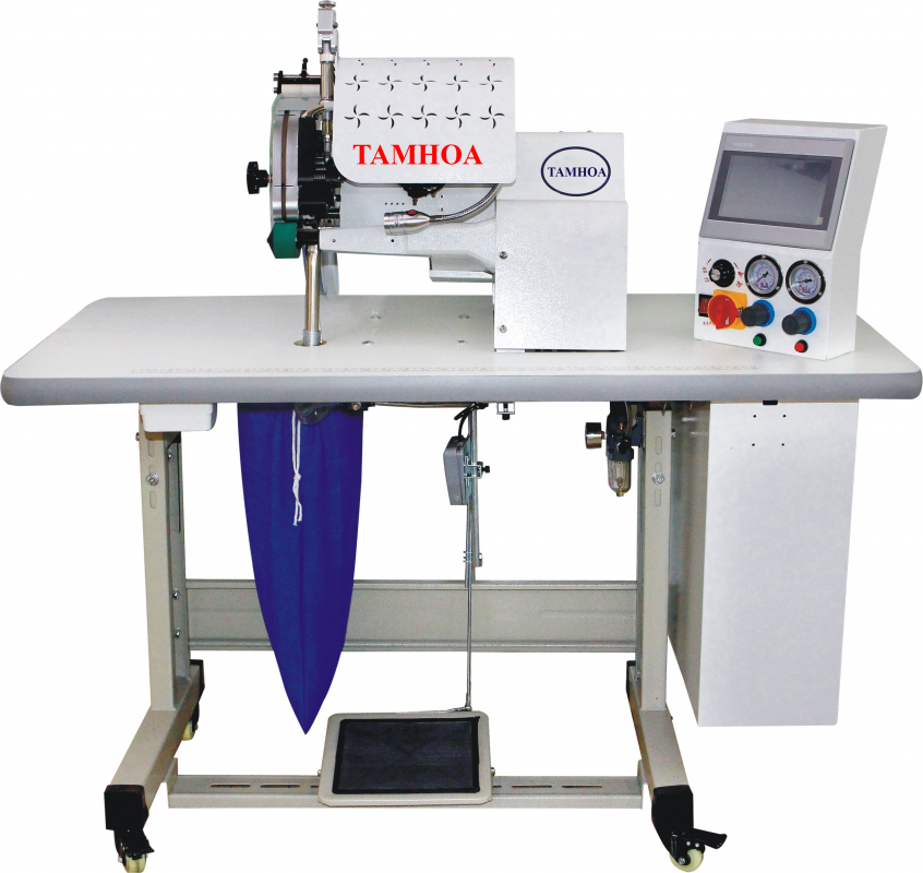 Seamless fabric edge banding machine SH 701 - tamhoaseamless